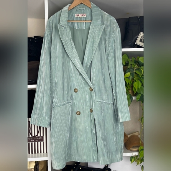 Free People | Jackets & Coats | Vintage Free People Crushed Velvet ...